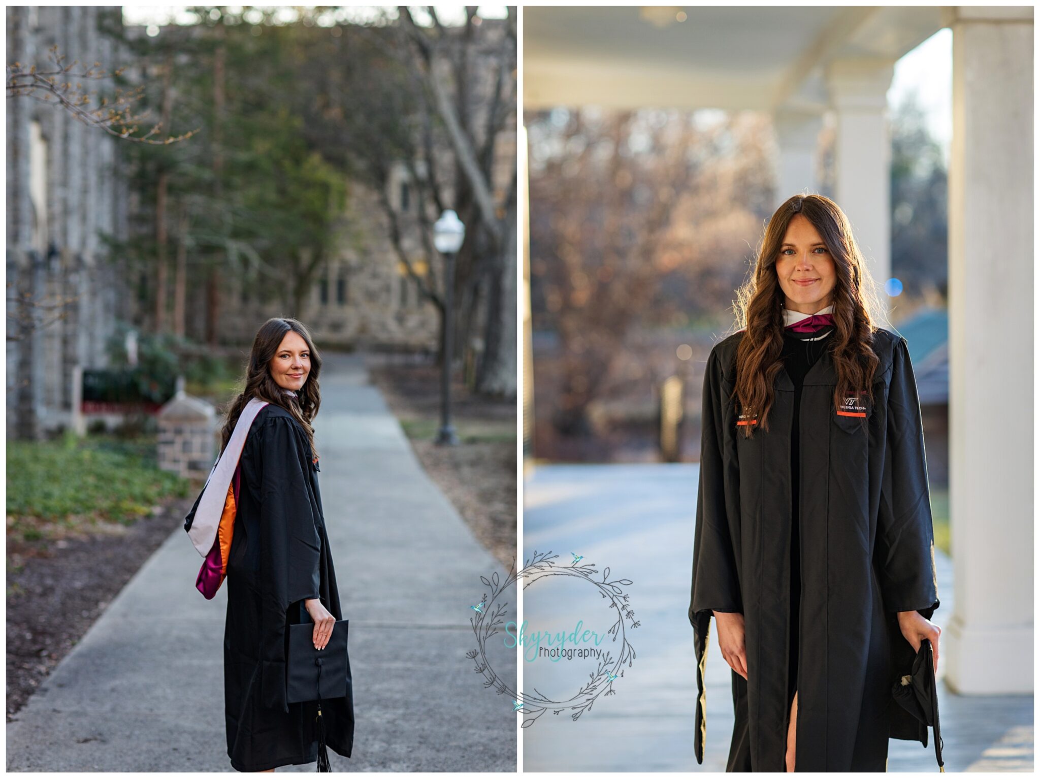 Margaryta Virginia Tech Graduate Blacksburg Senior Portrait Photographer